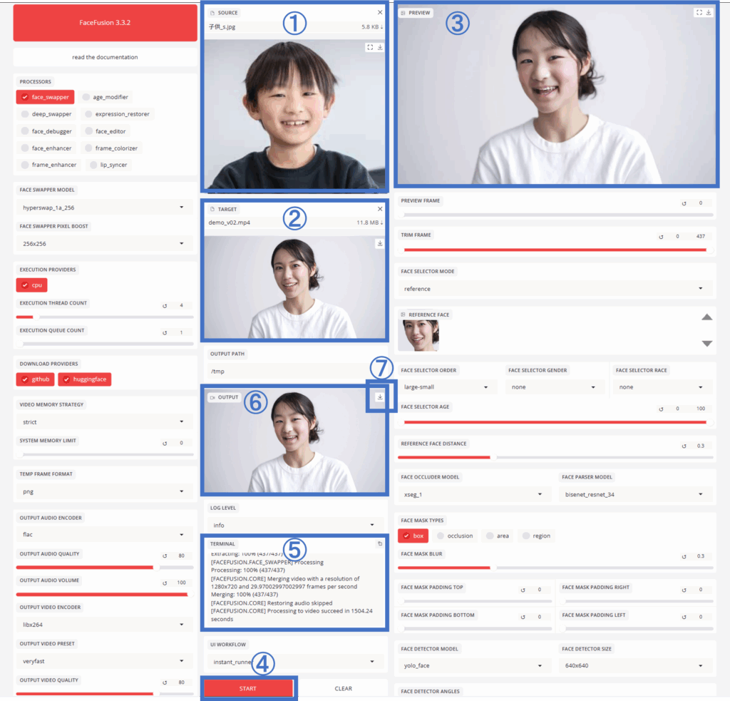 How to use FaceFusion, basics for beginners - FaceFusion & AI Video ...