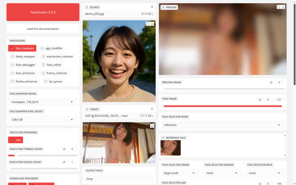 FaceFusion 3.2.0, How to remove nsfw filter - FaceFusion & AI Video Tools | Explore the Future ...